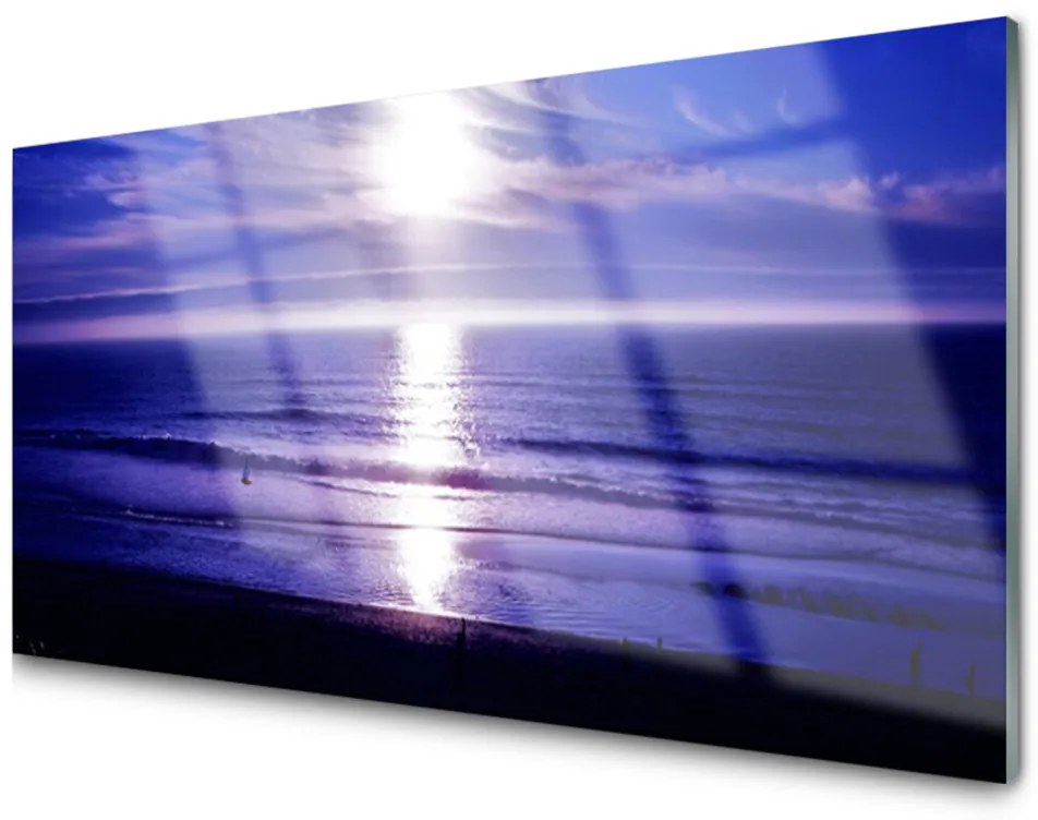 Akrylové obraz Moře Slunce Krajina