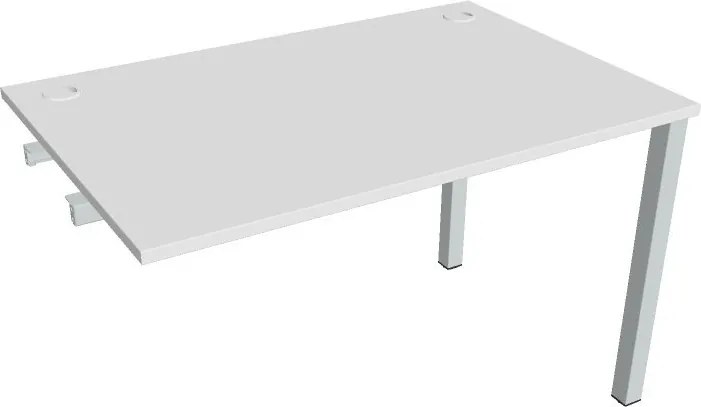Hobis Kancelářský stůl řetězící Hobis US 1200R, deskaakát, bílá RAL 9016
