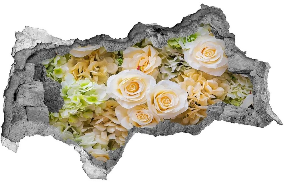 Wallmuralia Samolepící nálepka fototapeta Růže 95x73 cm