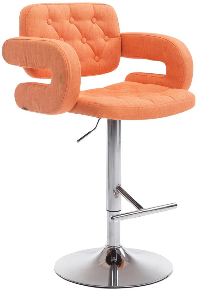 Barová židle Belfast látka Barva  Oranžová