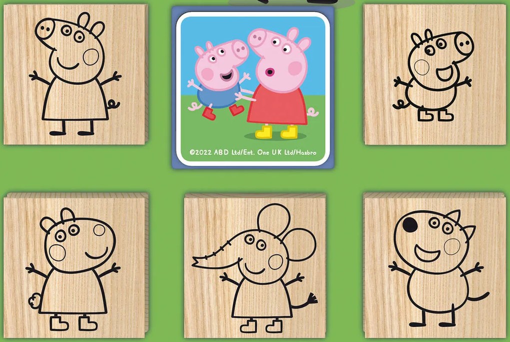 JIRI MODELS Razítka 5+1 s pop-up voskovou Peppa Pig 4