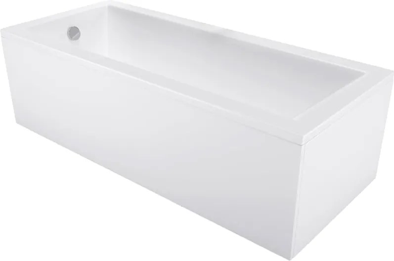 Mexen Cubik obdélníková vana 170 x 80 cm s obalem, bílá - 55031708000X