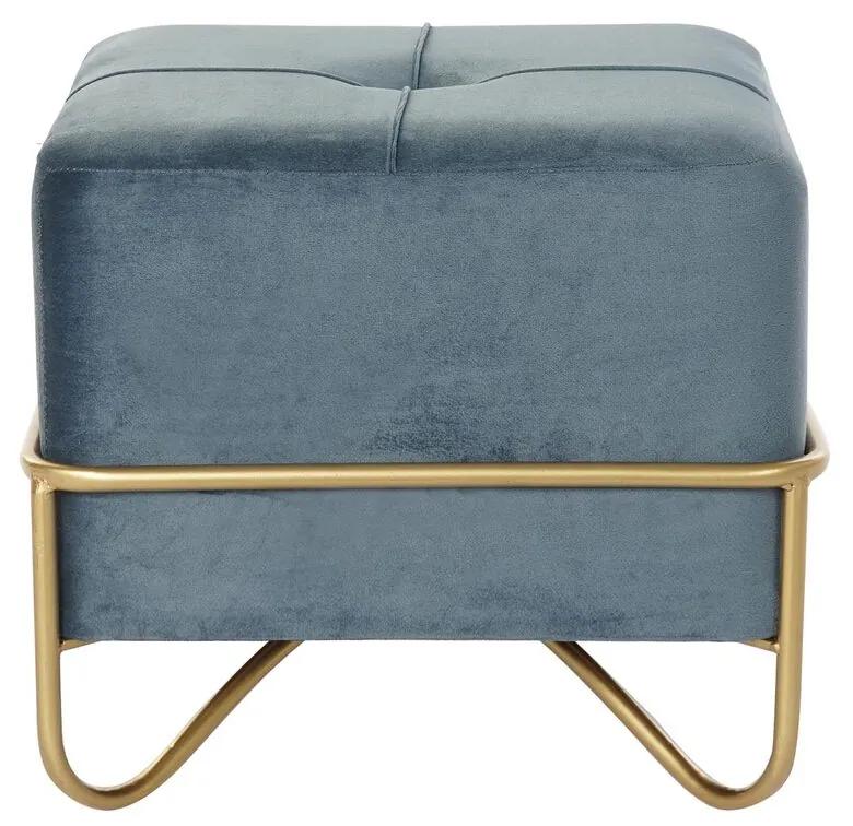 DKD Home Decor Modrá stolička MDF 42 x 42 x 38 cm