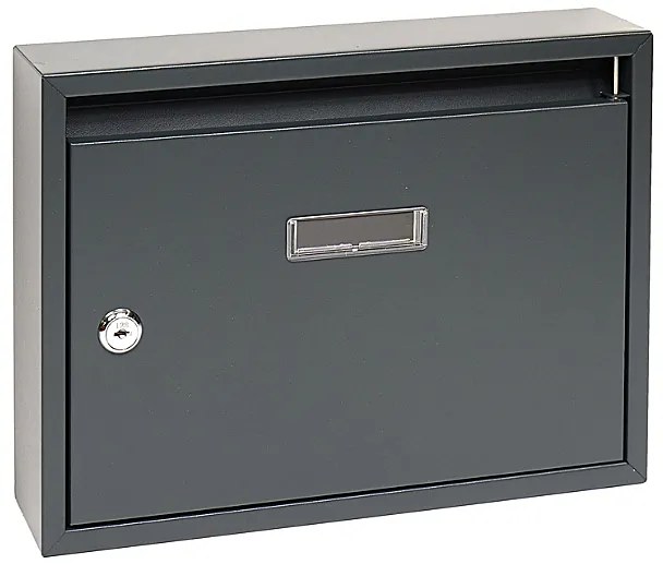 Poštovní schránka RICHTER BK24 (BÍLÁ, STŘÍBRNÁ, HNĚDÁ), antracit, RICHTER antracit