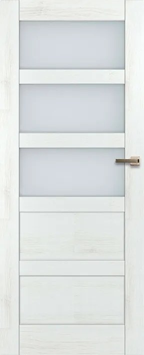 Interiérové dveře vasco doors BRAGA model 4 Průchozí rozměr: 70 x 197 cm, Orientace dveří: Levé dveře, Dekor: Bílá