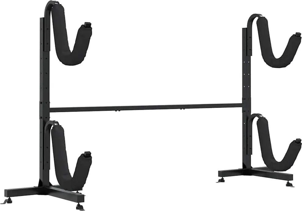 Stojan na 2 kajaky 250 x 57 x 127,5 cm ocel 156342