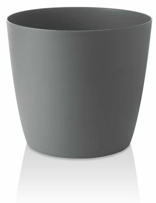 Gardenico Květináč Ella Twist 'n' Roll šedá, 30 cm, 30 cm
