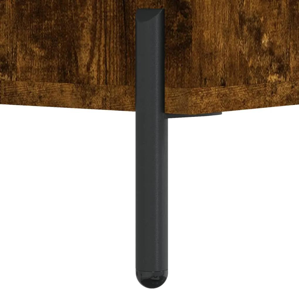 Skříň highboard kouřový dub 69,5 x 34 x 180 cm kompozitní dřevo,  3189970