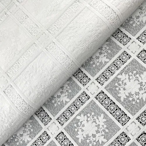 Ubrus PVC krajkový Easy Lace -122D- 132x120cm, kus