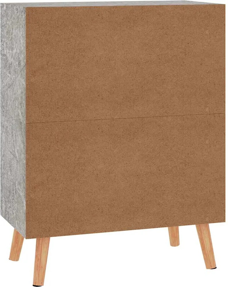 Příborník betonově šedý 60 x 30 x 72 cm kompozitní dřevo 326826