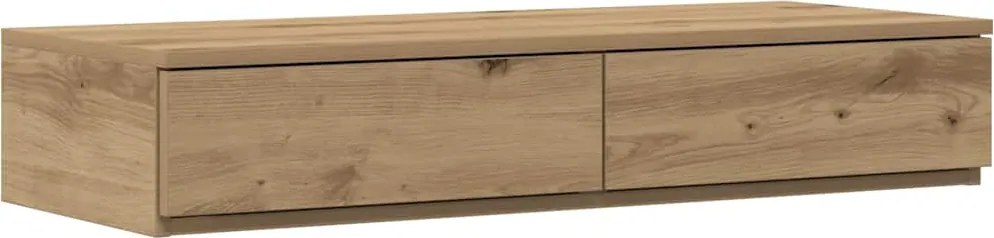 Rám postele s úložným prostorem se dveřmi Artisanový dub 100 cm 3335620