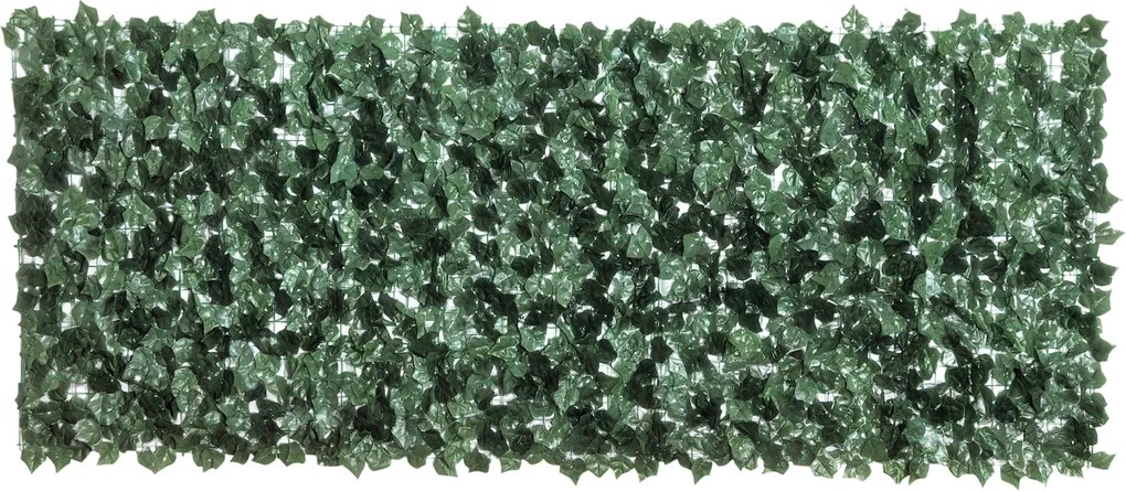 Umělý živý plot Outsunny, ochranná obrazovka s odolností proti UV záření 240 x 100 cm pro zahradní svatbu | Aosom