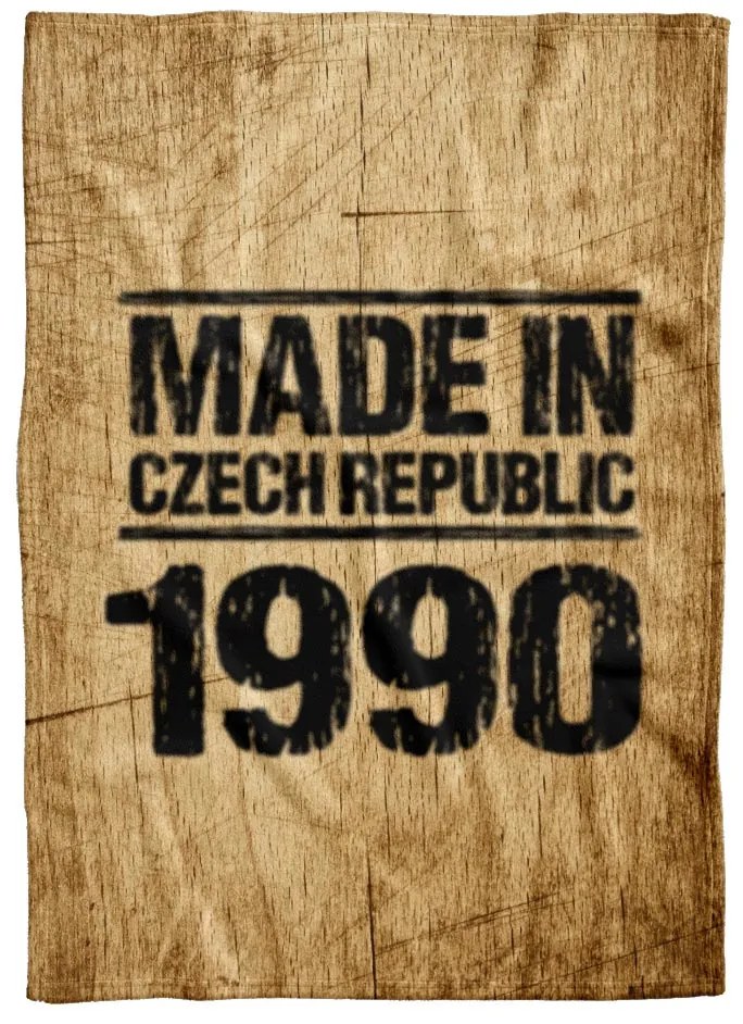 Deka Made In (rok: 1990, Podšití beránkem: NE)