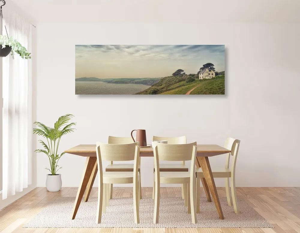 Obraz dům na útesu Varianta: 150x50