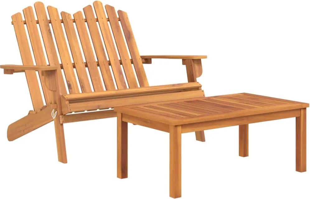 3dílná sada zahradního nábytku Adirondack masivní akácie 3152133