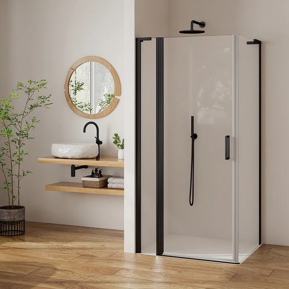 PL PIF+PL TWU 2000 mm Viz technická specifikace Transparent 900 × 900 Black Matt 900 900 PL PIF/900_PL TWU/900_BM