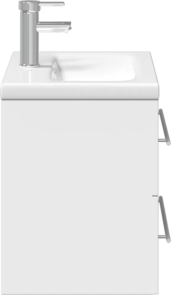Koupelnová skříňka se zápustným umyvadlem bílá 3278764
