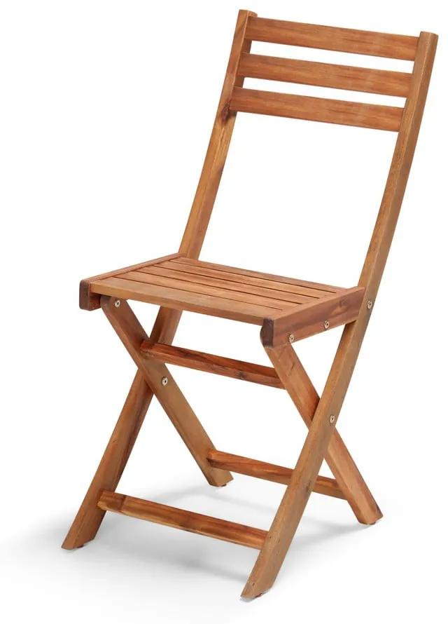 Skládací zahradní židle z akáciového dřeva Le Bonom Natur