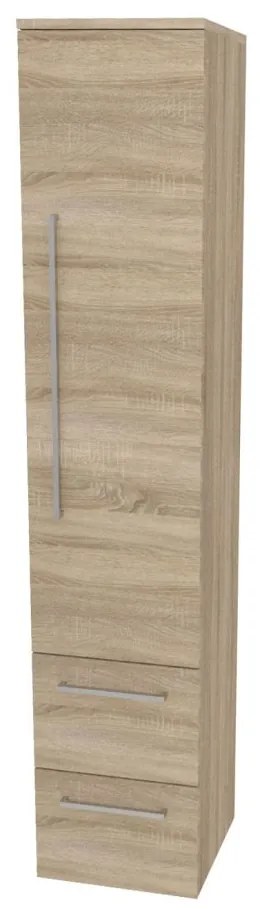 Mereo Mereo, Bino, koupelnová skříňka vysoká 163 cm, pravá, Multidecor, CN698DBAR