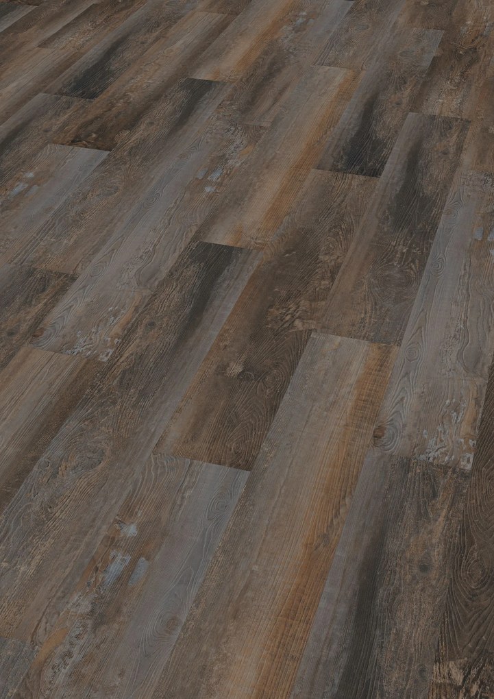 Oneflor, Vinylová podlaha lepená ECO 55 068 Smoked Pine Brown - borovice, 1219,2 x 184,1 mm