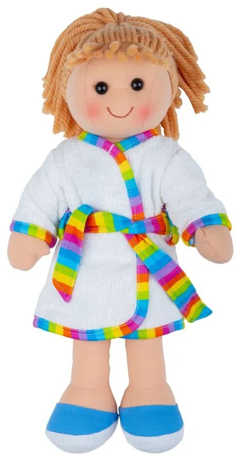 Bigjigs Toys Látková panenka Michelle 34 cm