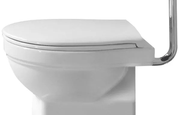 SAPHO CLASSIC WC sedátko soft close, černá/chrom ( MSC87CN20 )