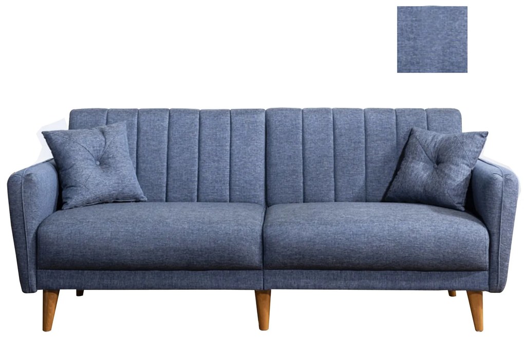 Atelier del sofa Rozkládací pohovka AQUA tmavě modrá 202 cm 867UNQ1314
