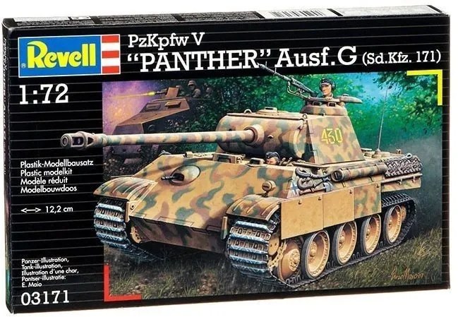 Plastikový model plastic modelkit tank 03171 - kpfw. v panther ausg. g