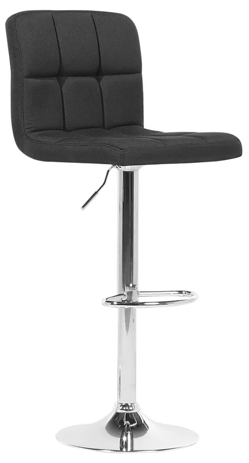 Černá čalouněná barová židle MARION