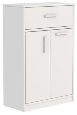 Nízká koupelnová skříňka šířka 60 cm s košem Dub RJK světlý