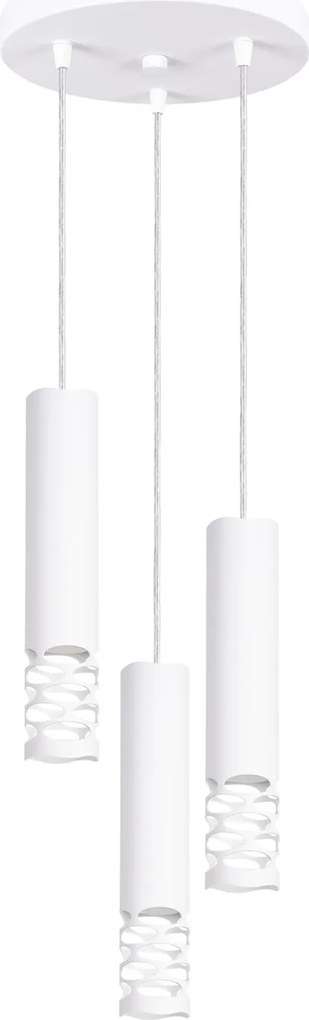 Sollux Lighting Závěsné svítidlo LIRO 3P bílé