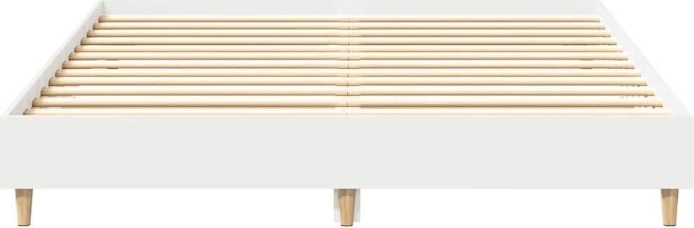 Rám postele bez matrace bílý 150x200 cm Dřevěné konstrukce 3328708