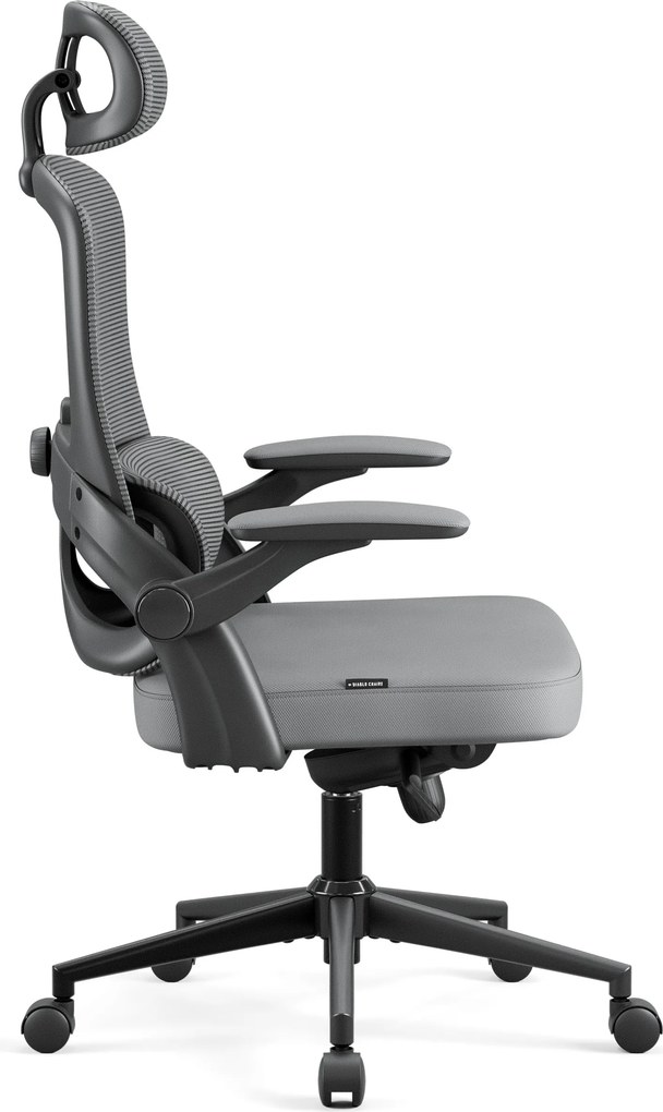 Ergonomická kancelářská židle šedá Normal Size: Diablo V-Light