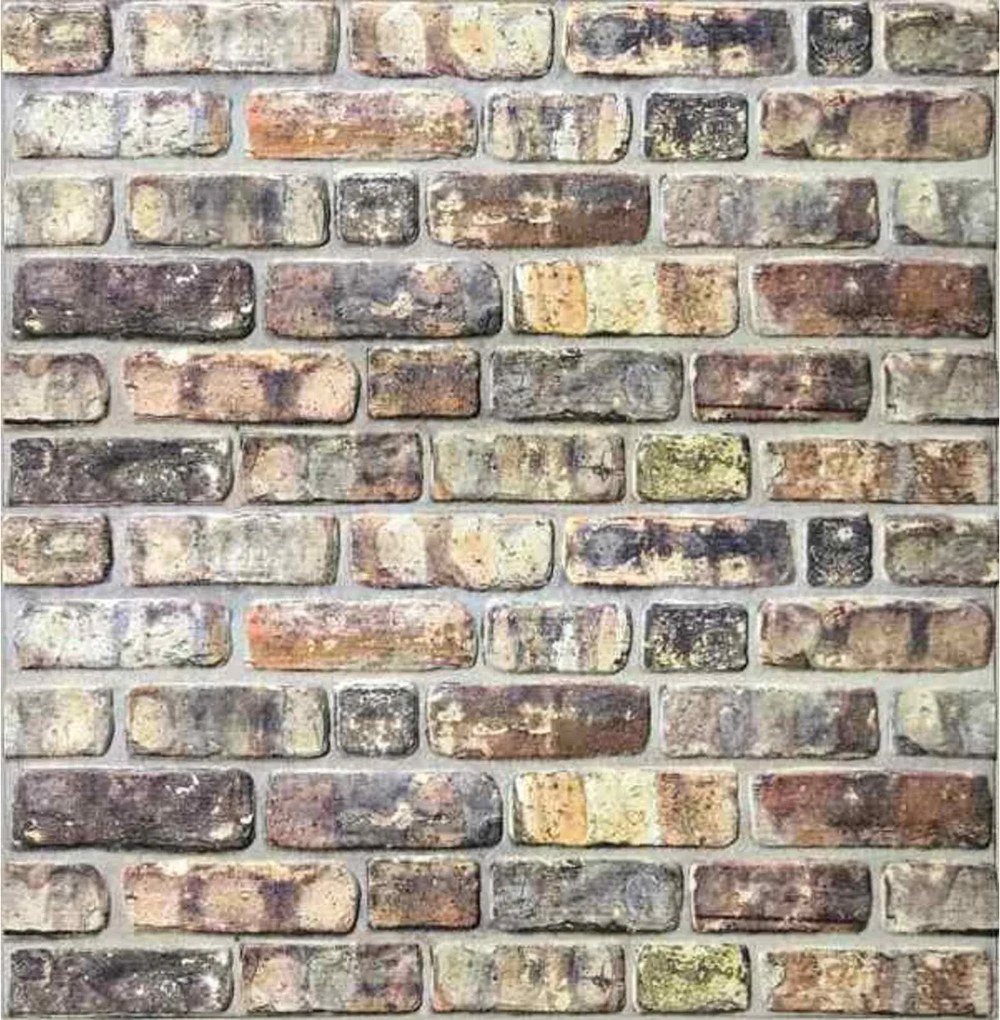 Nástěnné panely 10 ks 100 x 50 cm Vícebarevný EPS pěna 332928