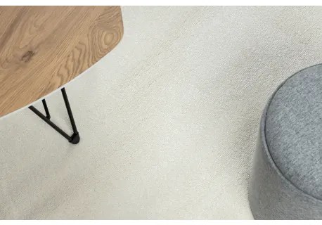 koberec kulatý SOFTY Jednotný, Jednobarevný, krémová velikost kruh 200 cm | krásné koberce cz