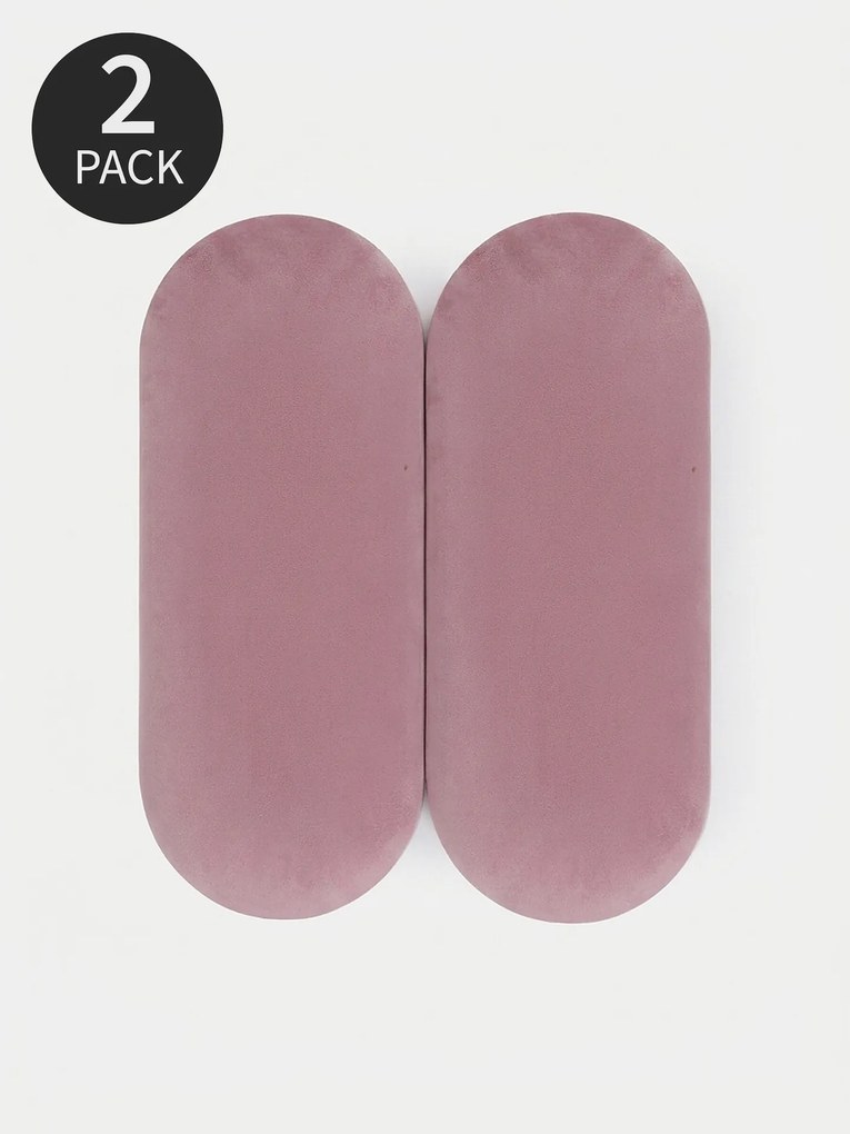 Sinsay - Čalouněné stěnové panely 2 pack - pastelová růžová