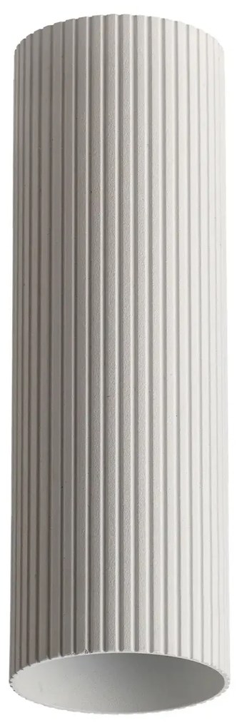 Minimalistické bodové svítidlo Lucas Ribbed Tube 50 bílá