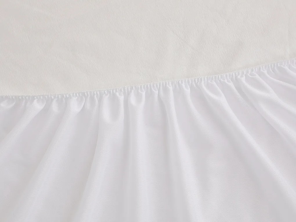 XPOSE® Froté chránič matrace Exclusive - bílý 90x200 cm