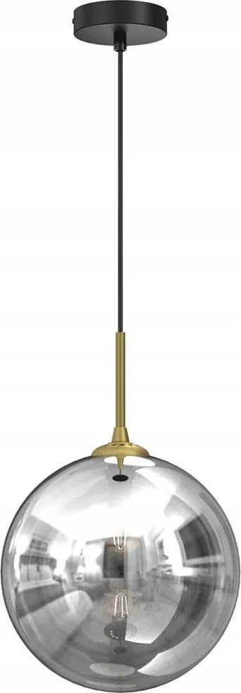 Závěsná skleněná lampa koule 250 1xE27 Reflex MLP8414 Eko-light