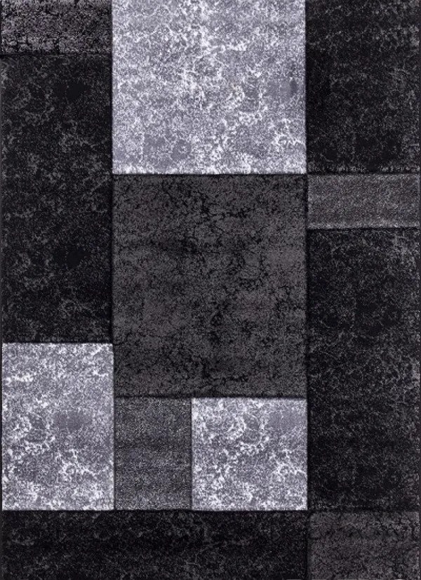 Ayyildiz, Kusový koberec Hawaii 1330 black, 80x150, černá, kancelář