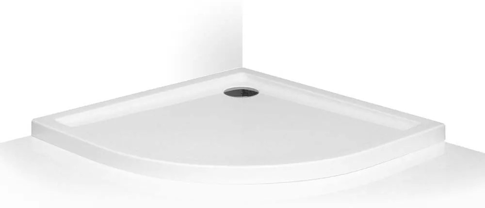 FLAT ROUND panel 80 mm Univerzální Bílá Panel čelní / 900 8010083