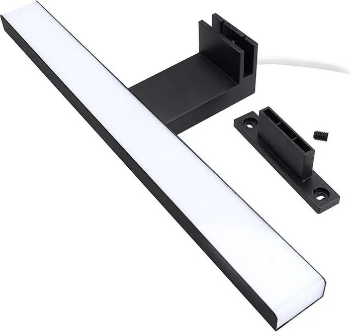 LED koupelnové osvětlení 3v1 WO827, 40 cm, černá