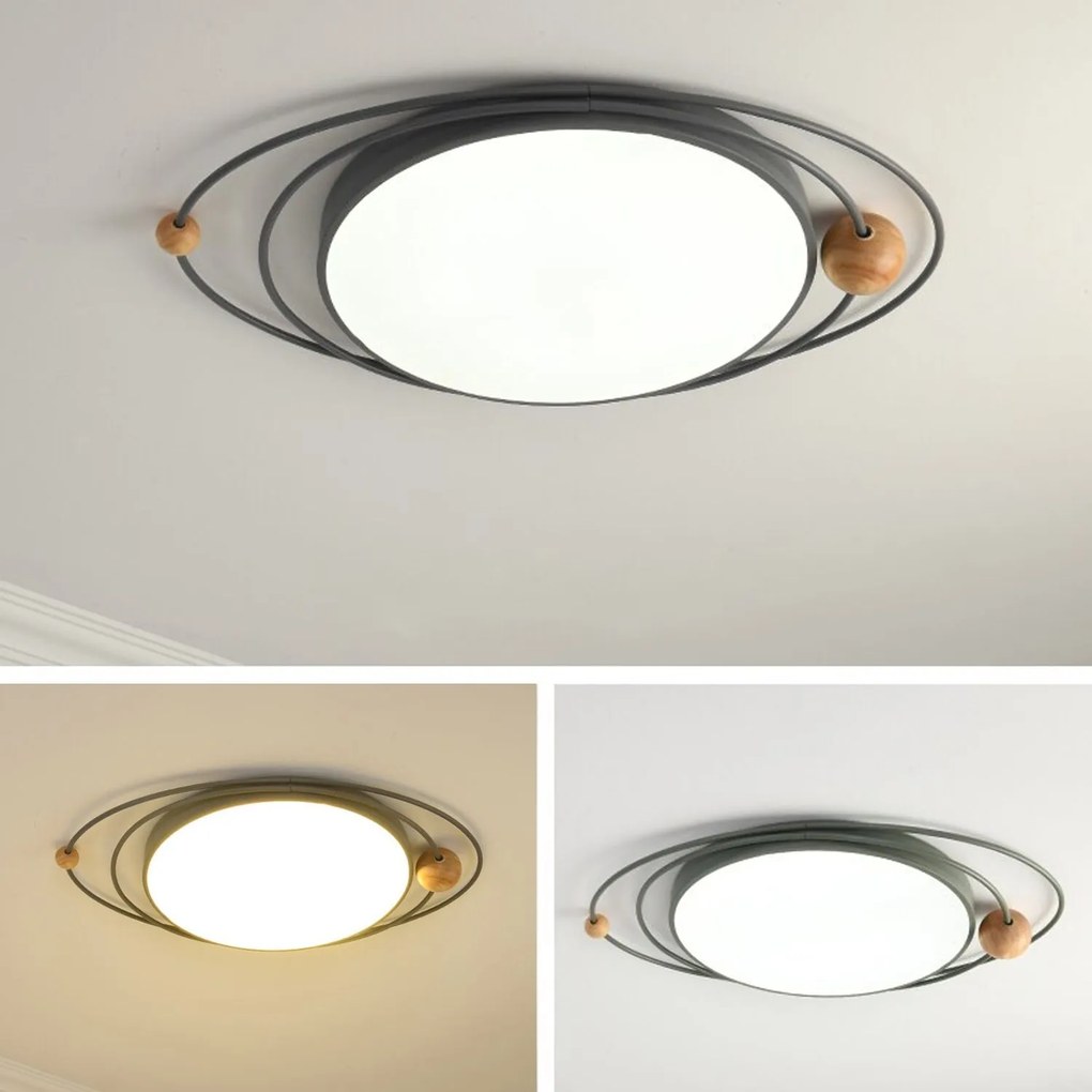 Toolight - Stropní lampa Galaxy Black E27 60W APP868-C, černá, OSW-06887