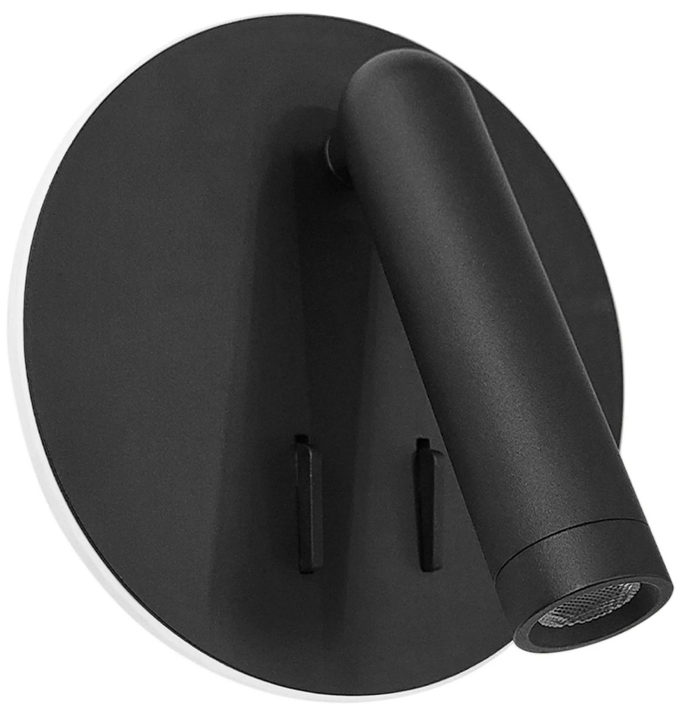 Toolight Toolight, LED nástěnné svítidlo 16x14cm, 10W, APP1614-1W, černá, OSW-06529