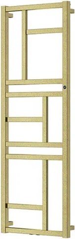 Hopa Mondrian koupelnový radiátor 500 x 1440 mm středové připojení barva zlatá RADMON501484SP