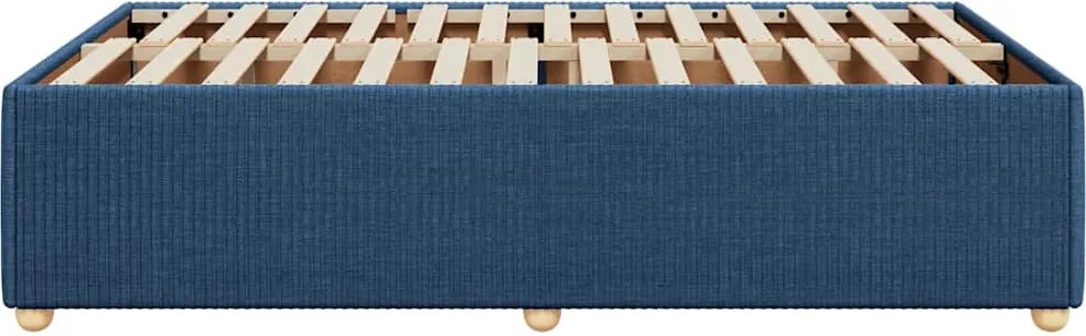 Rám postele bez matrace modrá 120x200 cm textil 3284934
