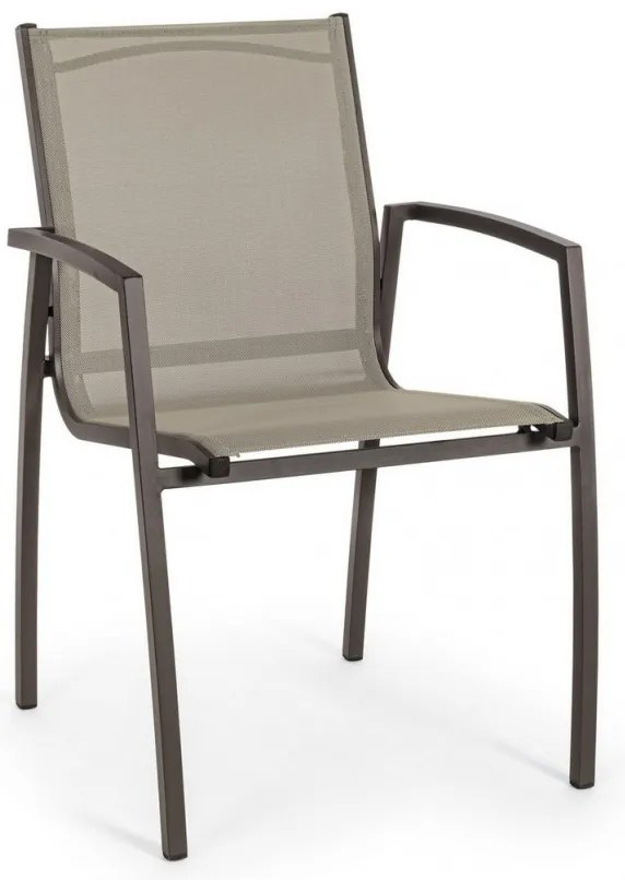 BIZZOTTO Zahradní židle HILLA hnědá 0662938