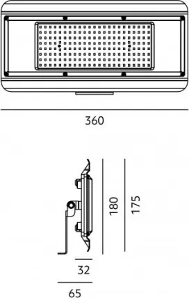 LED Technické svítidlo 4v1 MULTILUXO LED/150W/230V 4000K IP65 36 cm