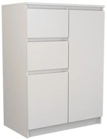 Komoda ZEN 2+2 70cm BÍLÁ matná