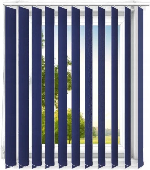 Vertikal Indigo 190 cm x 180 cm